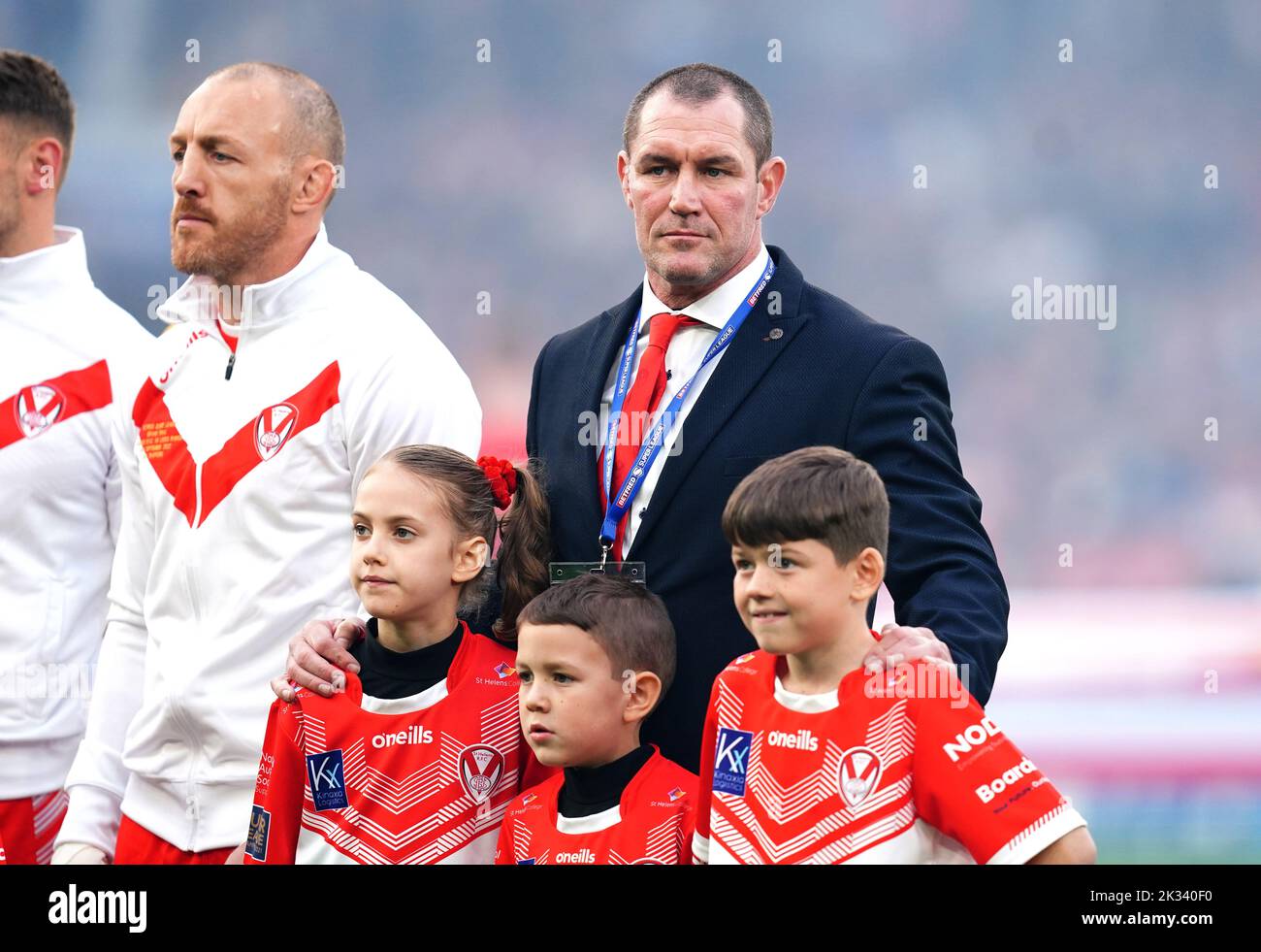 St Helens head coach Kristian Woolf before the Betfred Super League ...
