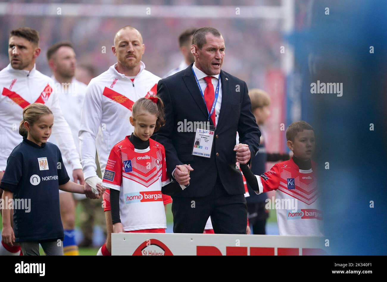 St Helens head coach Kristian Woolf before the Betfred Super League ...