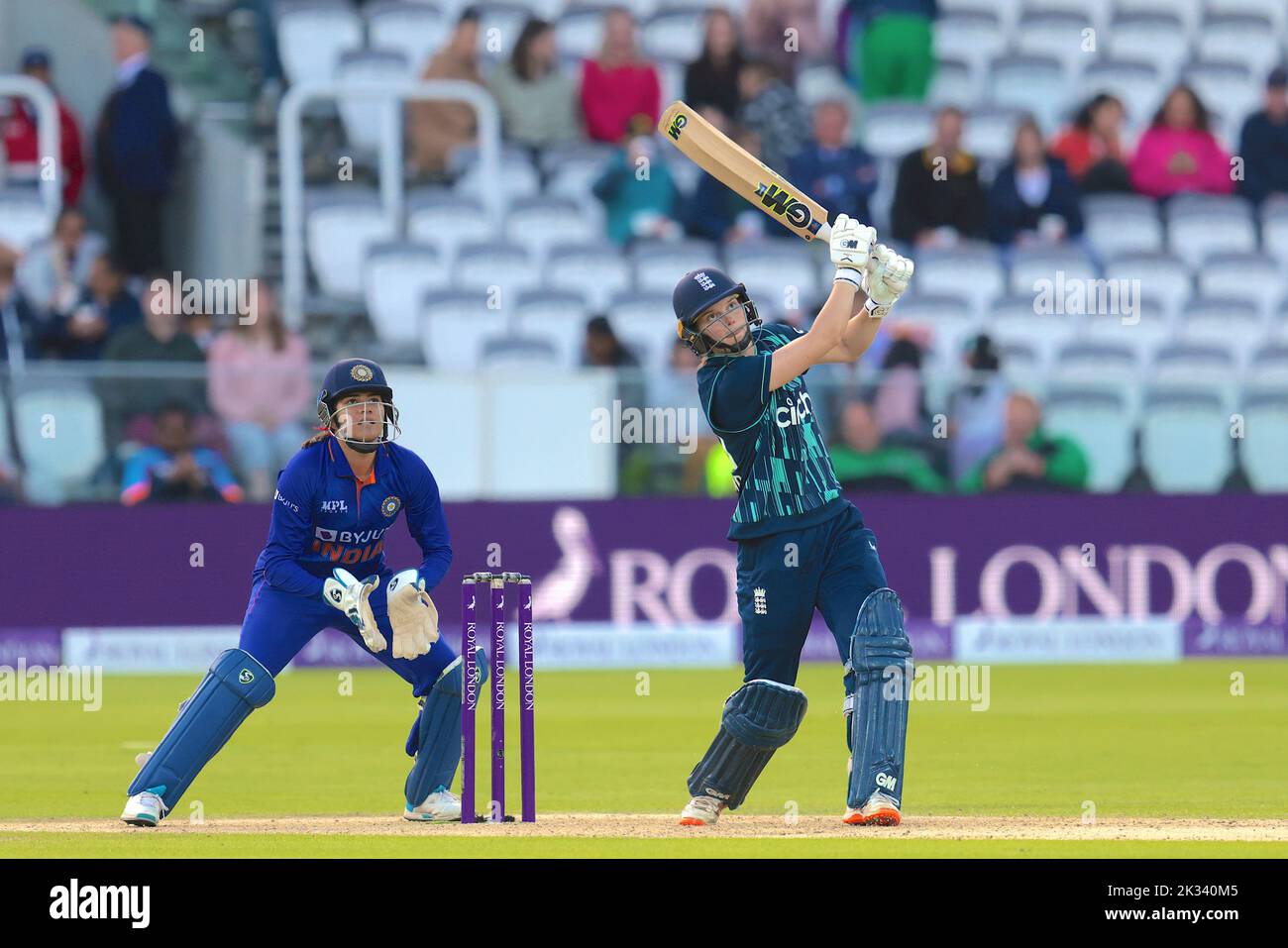 24 September , 2022, London, UK. as England women take on India in the ...