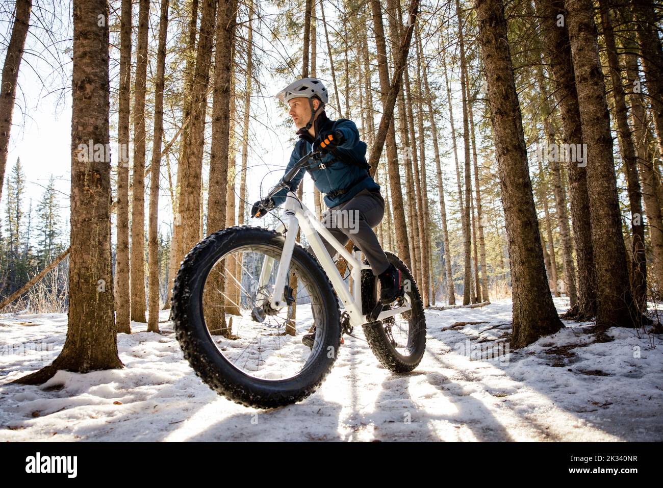 Fat man exercise bike hi-res stock photography and images - Alamy