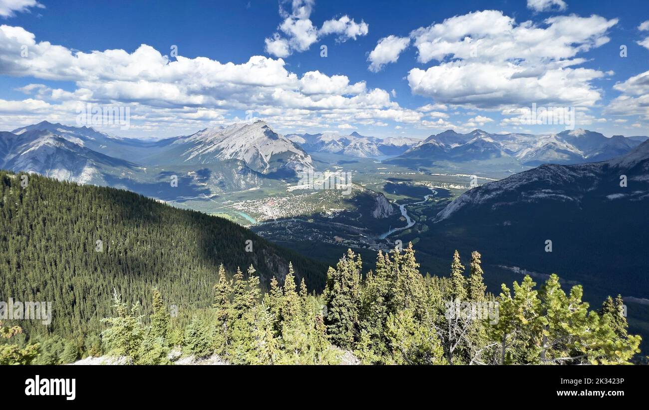 A beautiful summer landscape in Banff National Park, Alberta, Canada ...