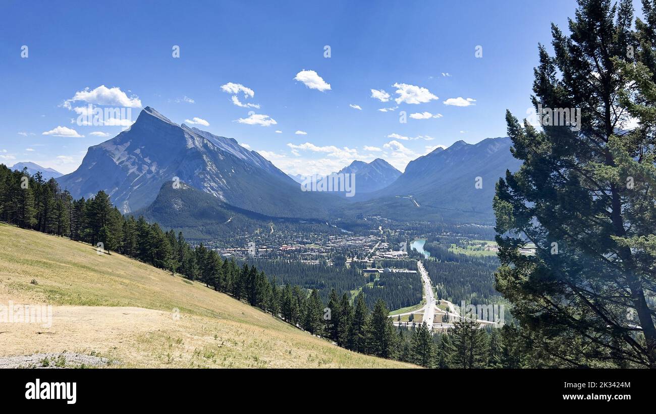 A beautiful summer landscape in Banff National Park, Canada Stock Photo ...