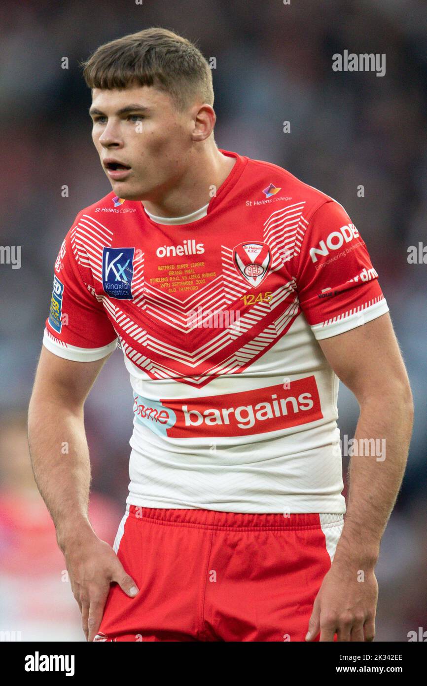 Jack Welsby #1 of St Helens during the 25th Betfred Super League Grand ...