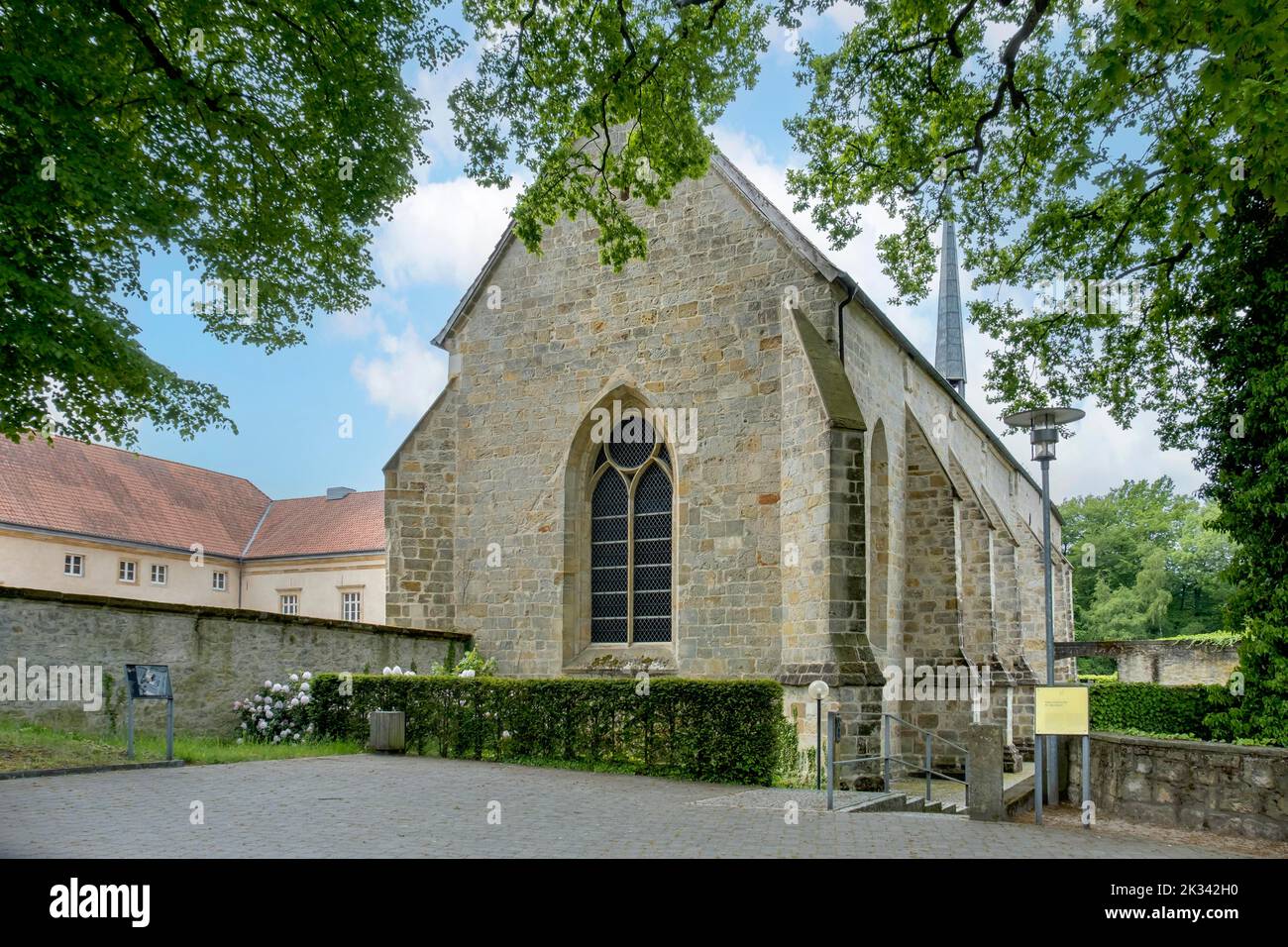 Gothic monastery church of St. Bernhard, Gravenhorst Monastery, former ...