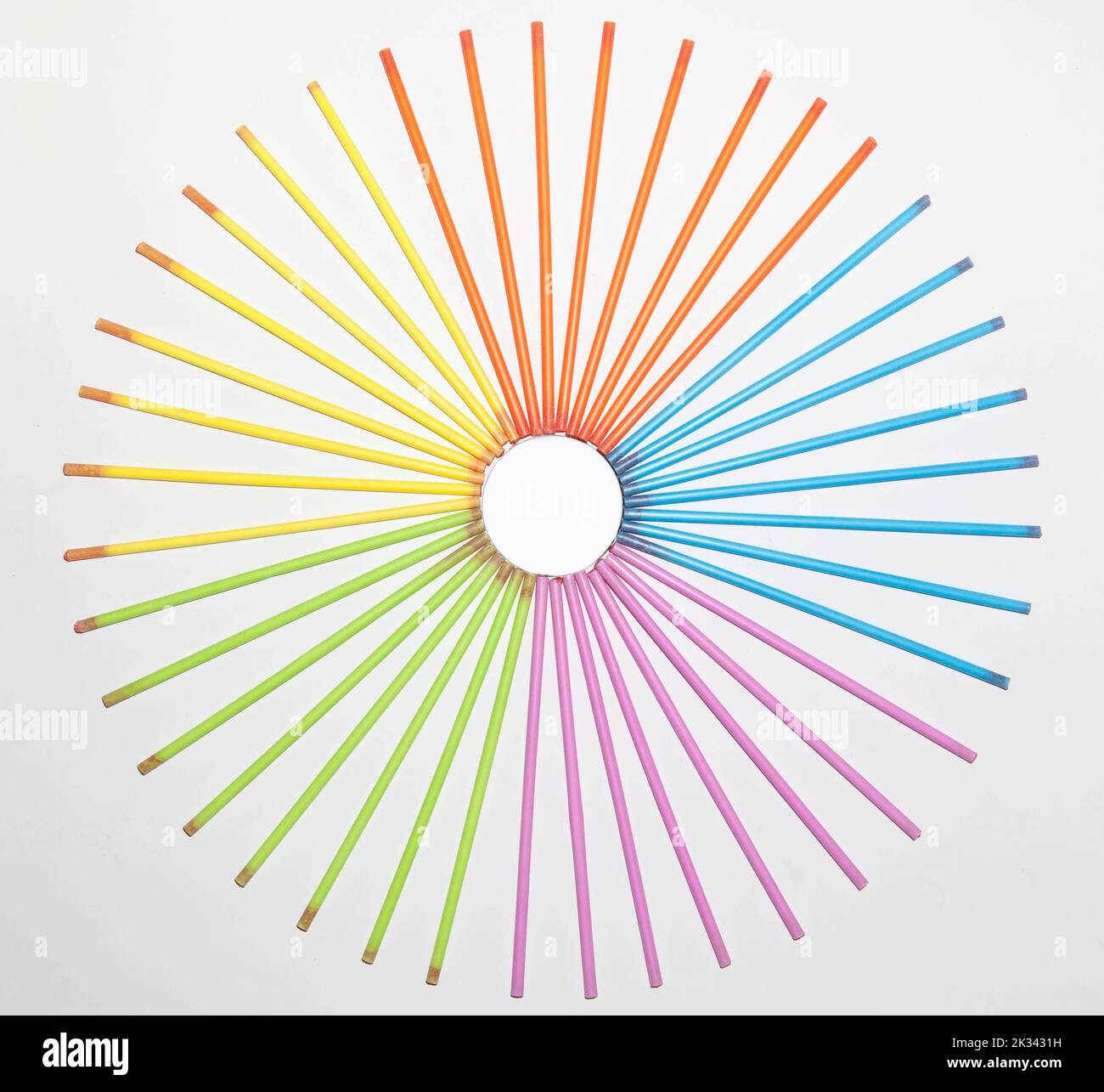 Colorful candy sticks Stock Photo - Alamy