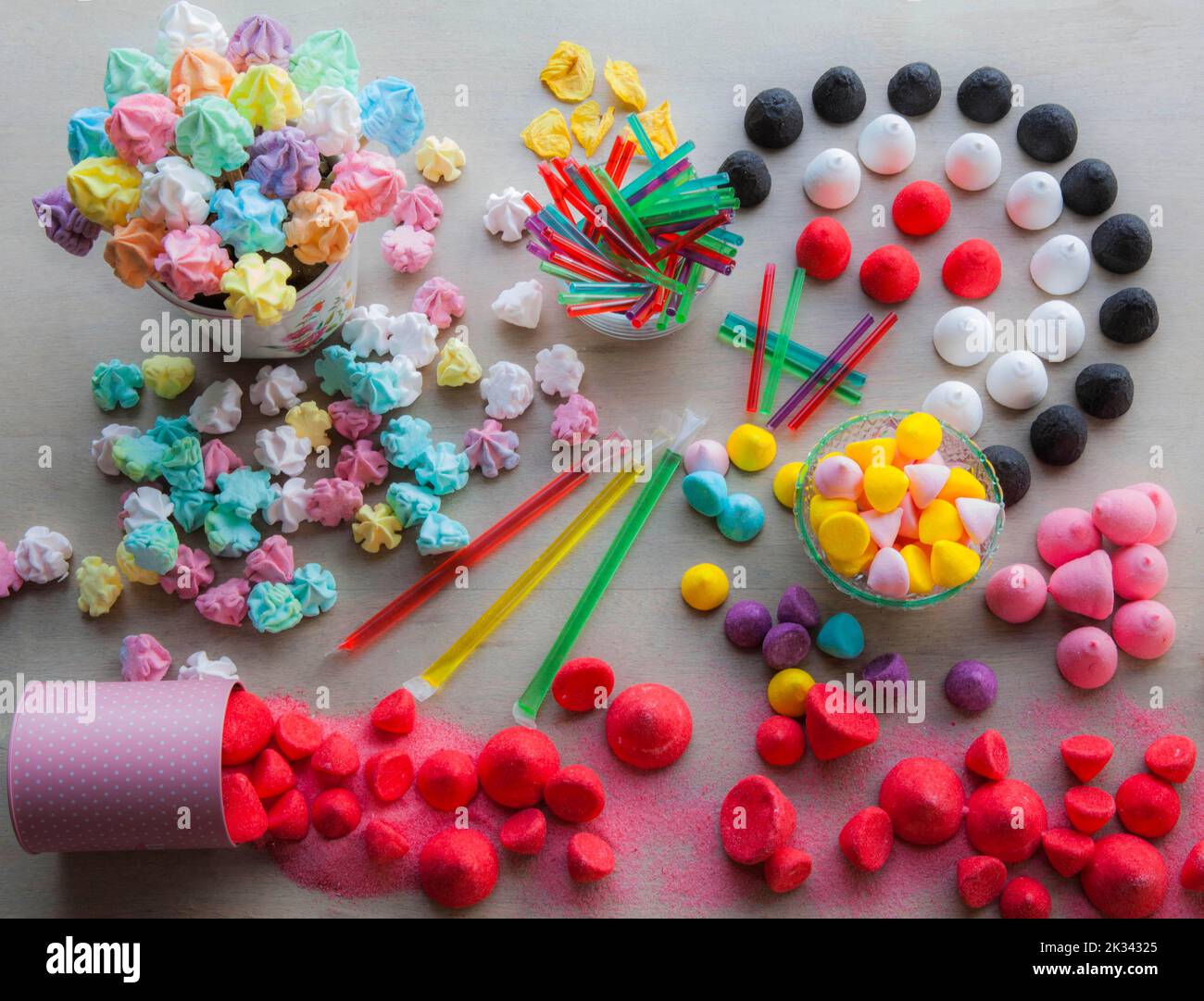 Mixed selection of sweets hi-res stock photography and images - Alamy