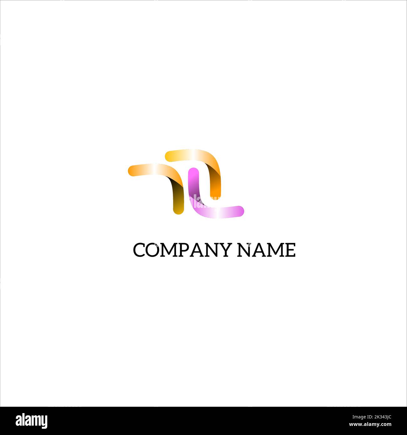 A sample logo for a brand on a white background that can be used as a ...