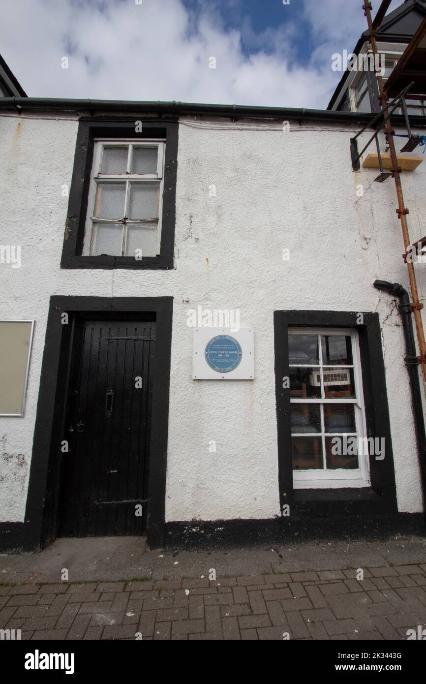 Former location of Lewis Coffee house on Stornoway Isle of Lewis ...