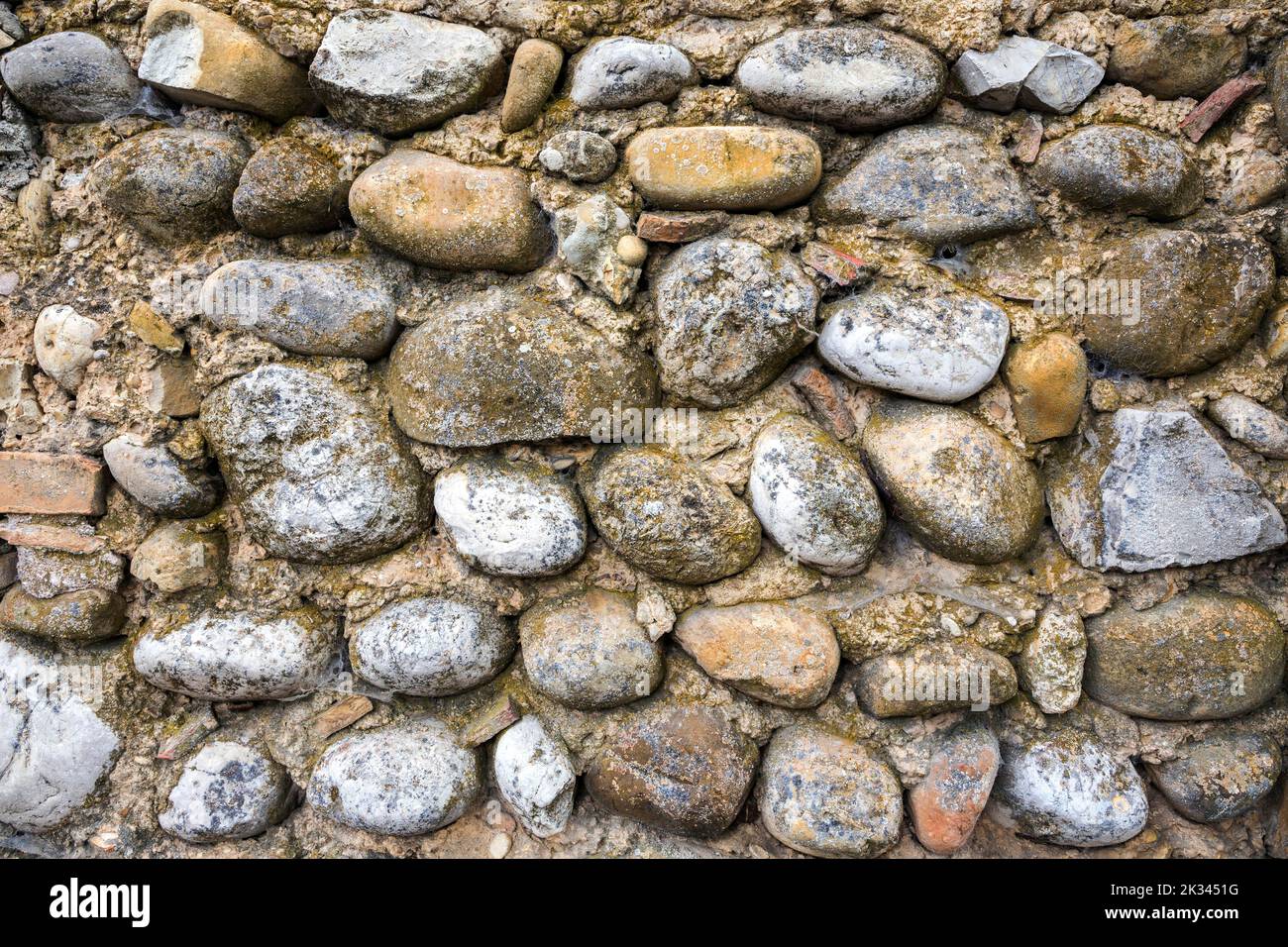 Pebble stone wall hi-res stock photography and images - Alamy