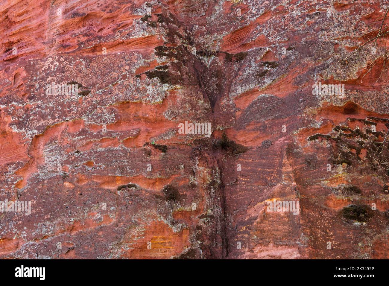 Ochre nature trail, Le Sentier des Ocres, former ochre mining area ...