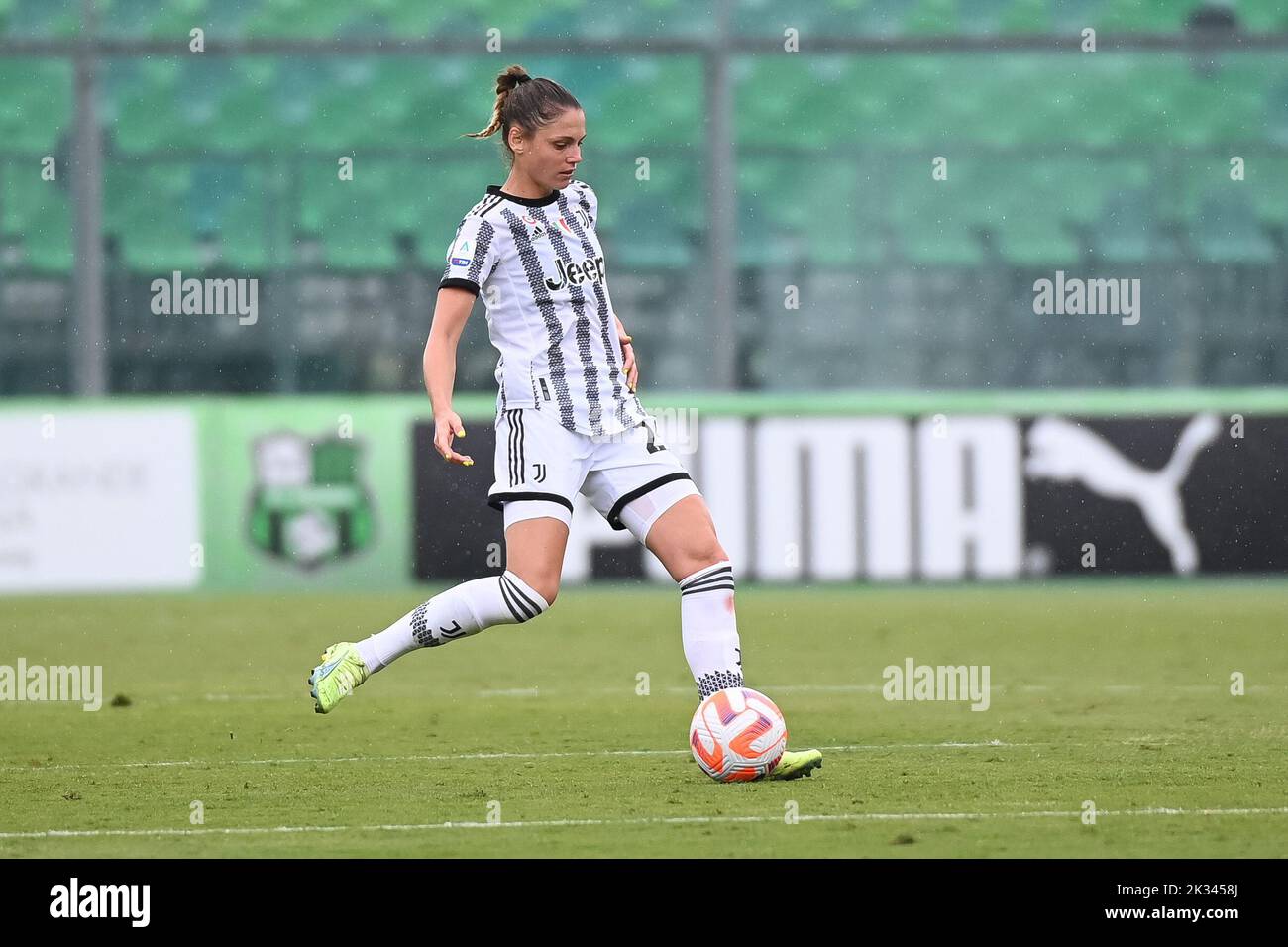 Sassuolo, Italy. 24th Sep, 2022. Cecilia Salvai (Juventus) in action ...