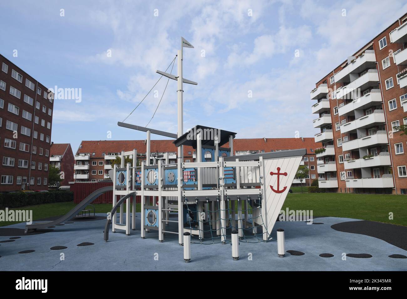 Kastrup/Copenahgen /Denmark/24 Septemeber2022/ Children play ground in ...