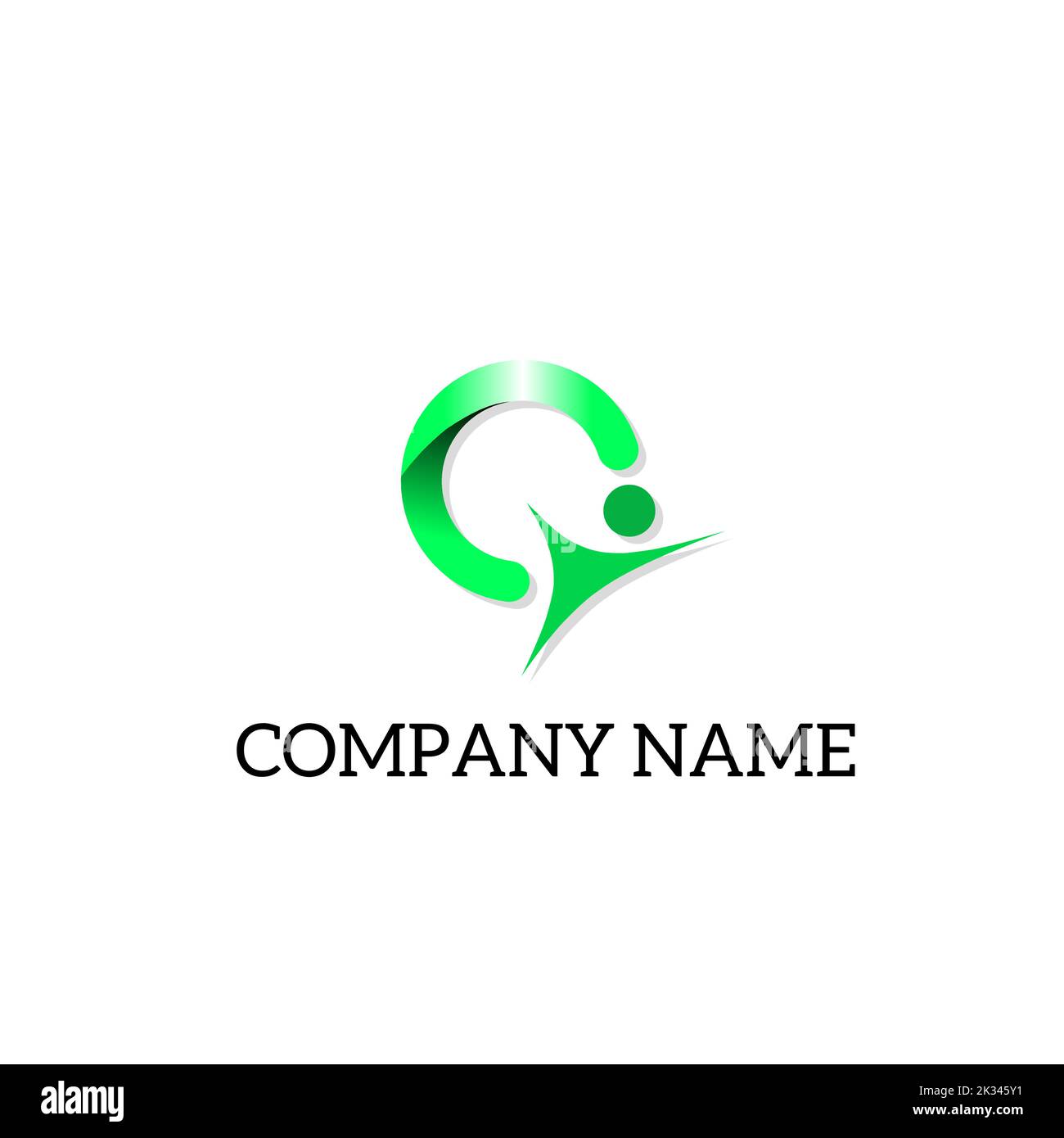 A sample logo for a brand on a white background that can be used as a ...