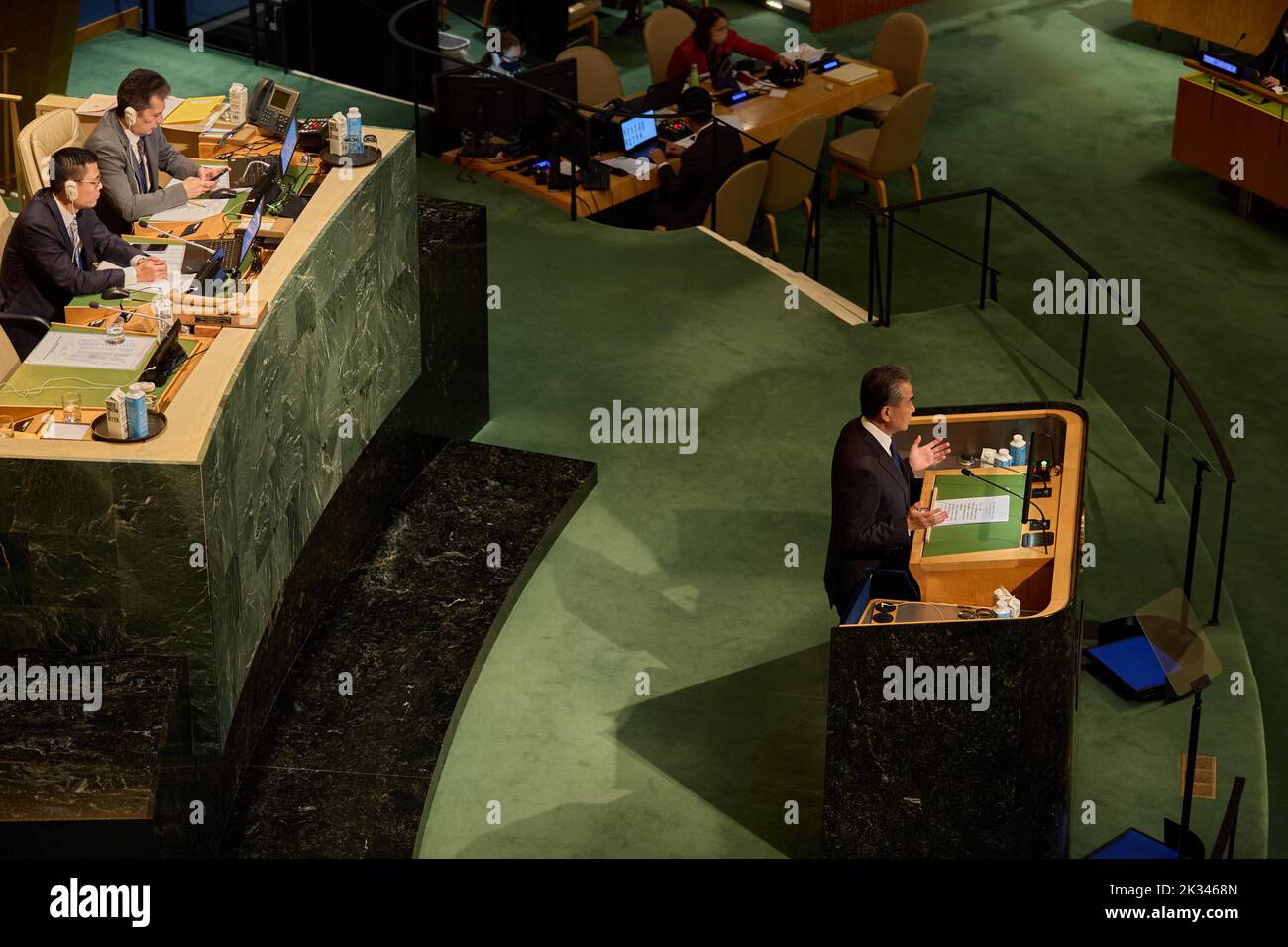 New York, NY, USA. 24th Sep, 2022. His Excellency Wang Yi.State ...