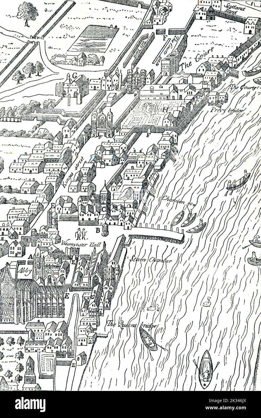 Map of westminster 19th century hi-res stock photography and images - Alamy
