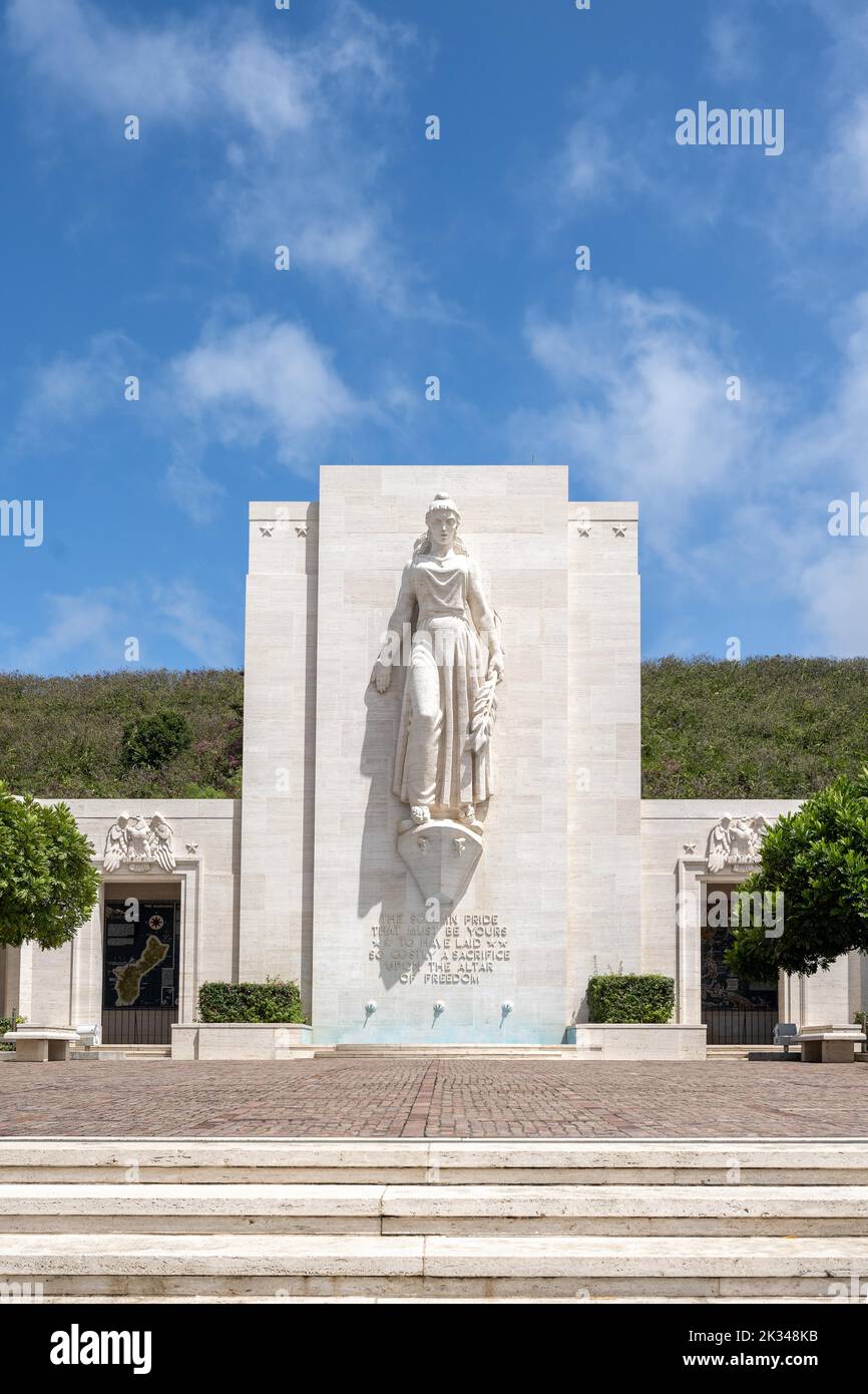 National Memorial Cemetery of the Pacific, Honolulu, Oahu, Hawaii, USA ...