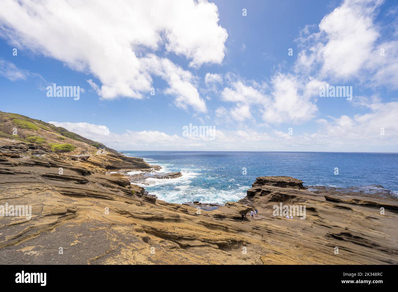 Lanai Lookout, Kalanianaole Highway, Oahu, Hawaii, USA, North America ...