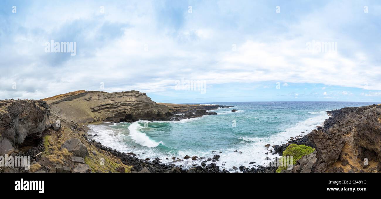 Papakolea Green Sand Beach, Big Island, Hawaii, USA, North America ...