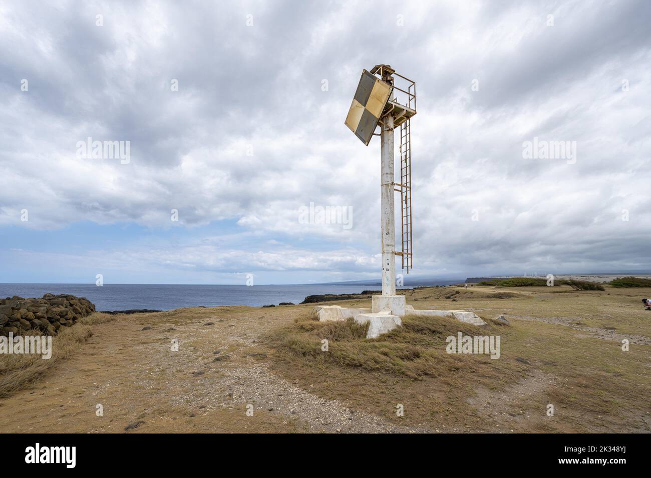Southernmost point of the USA (South Point), Ka Lae, Big Island, Hawaii ...