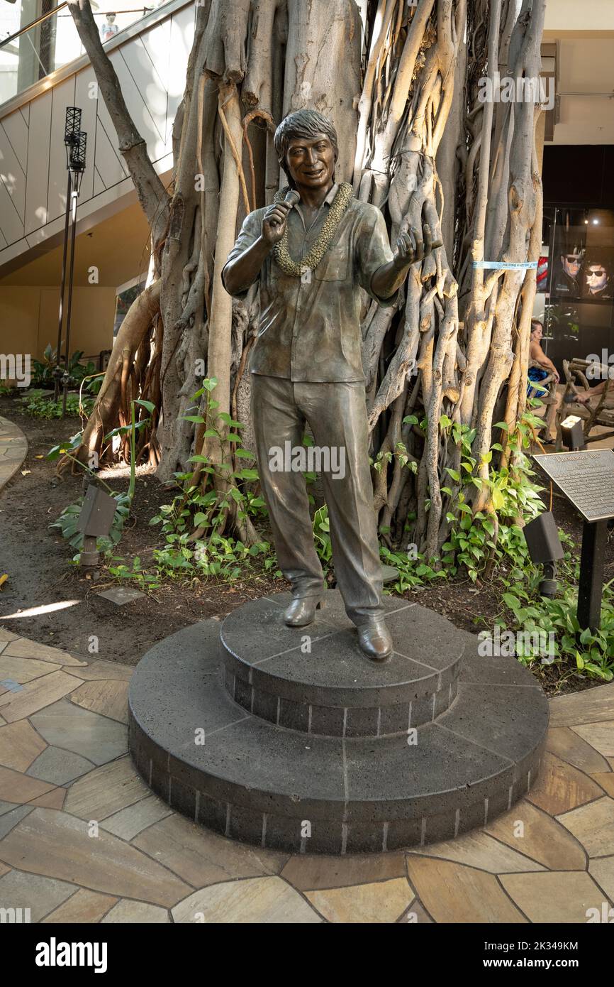 Don Ho Statue, Waikiki Beach, Honolulu, Oahu, Hawaii, USA, North ...