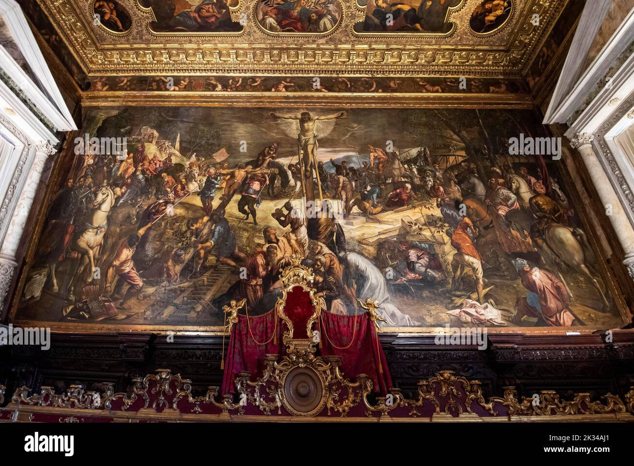 San rocco, tintoretto, sala superiore hi-res stock photography and images - Alamy