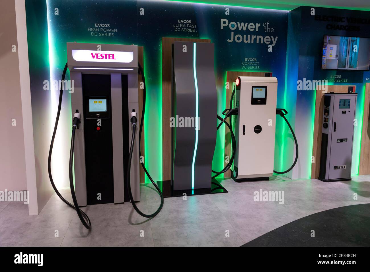 Charging columns for electric vehicles from Firmsa Vestel, IFA ...