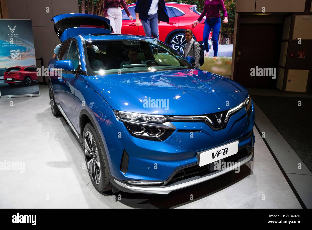 Car, SUV VF 8 by Vinfast, electric car, IFA, International Consumer Electronics Fair 2022 ...