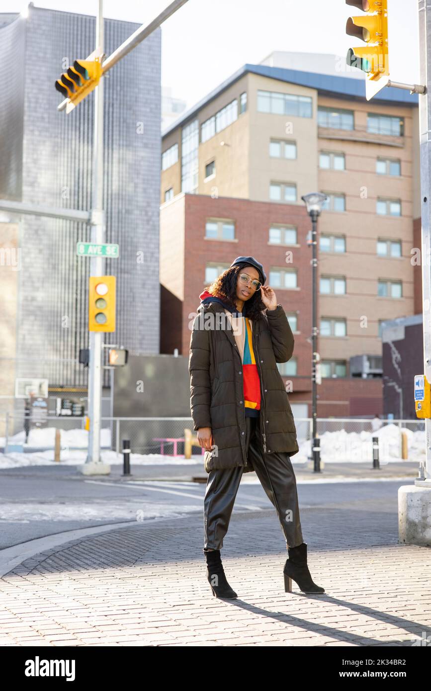 Black boot on the street hi-res stock photography and images - Alamy