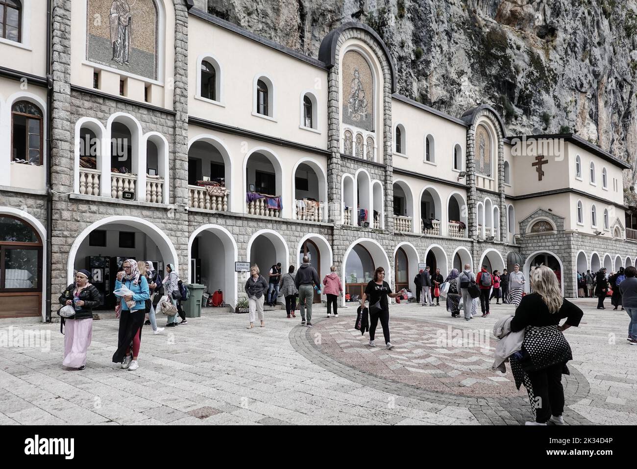 The Ostrog Monastery of the Serbian Orthodox Church, dedicated to Saint ...