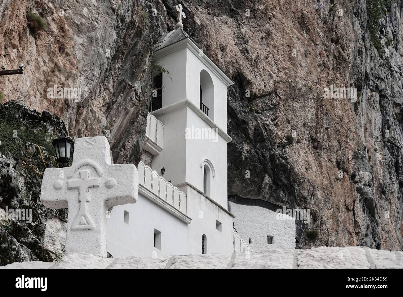 The Ostrog Monastery of the Serbian Orthodox Church, dedicated to Saint ...