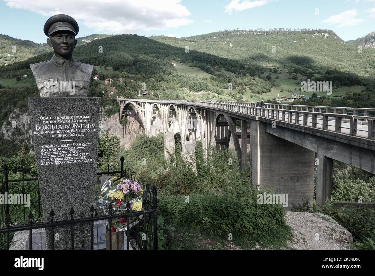 The Đurđevića Tara Bridge, Tara River Bridge, is a concrete arch bridge ...