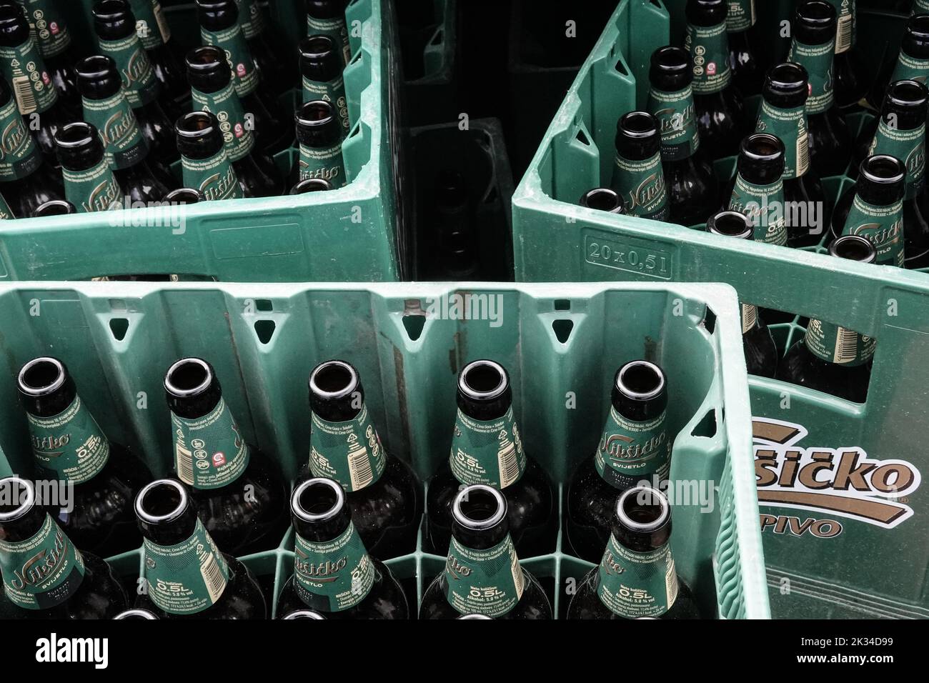 Nikšićko beer is produced by the Trebjesa Brewery in Nikšić, Montenegro ...