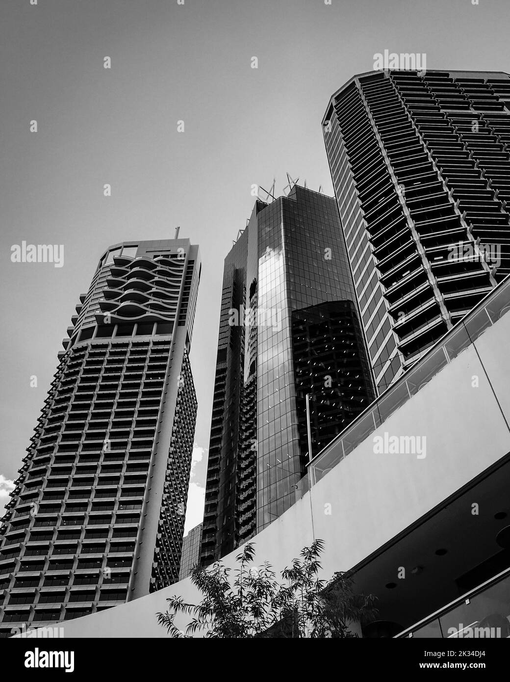 Brisbane city view Black and White Stock Photos & Images - Alamy