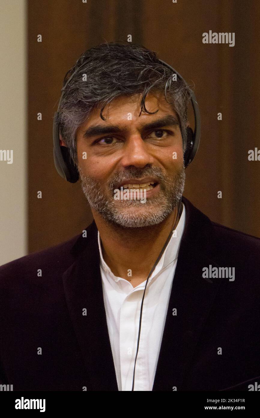 Torino, Italy. 24th September 2022. British Indian academic, journalist ...