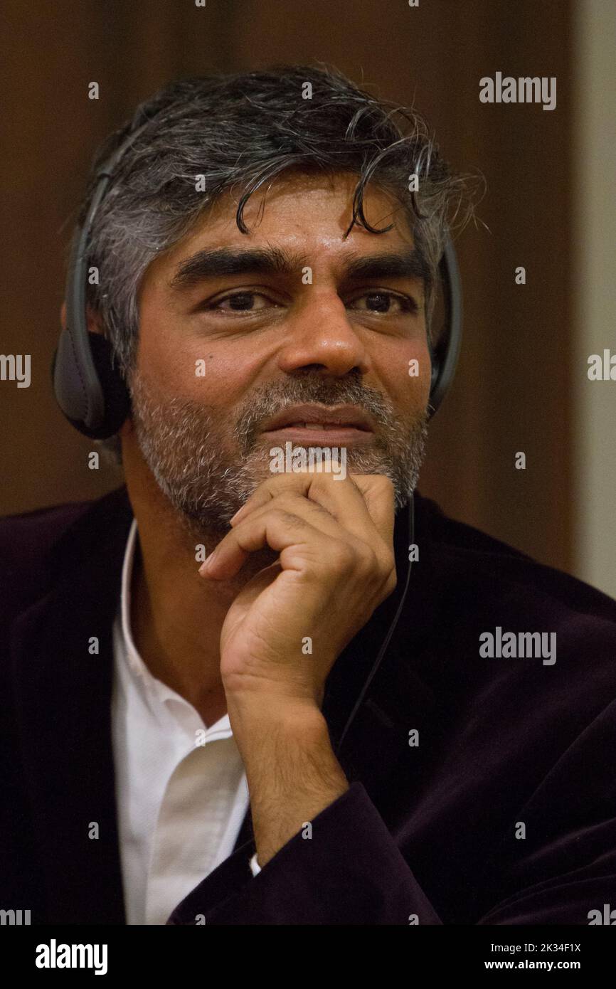 Torino, Italy. 24th September 2022. British Indian academic, journalist ...