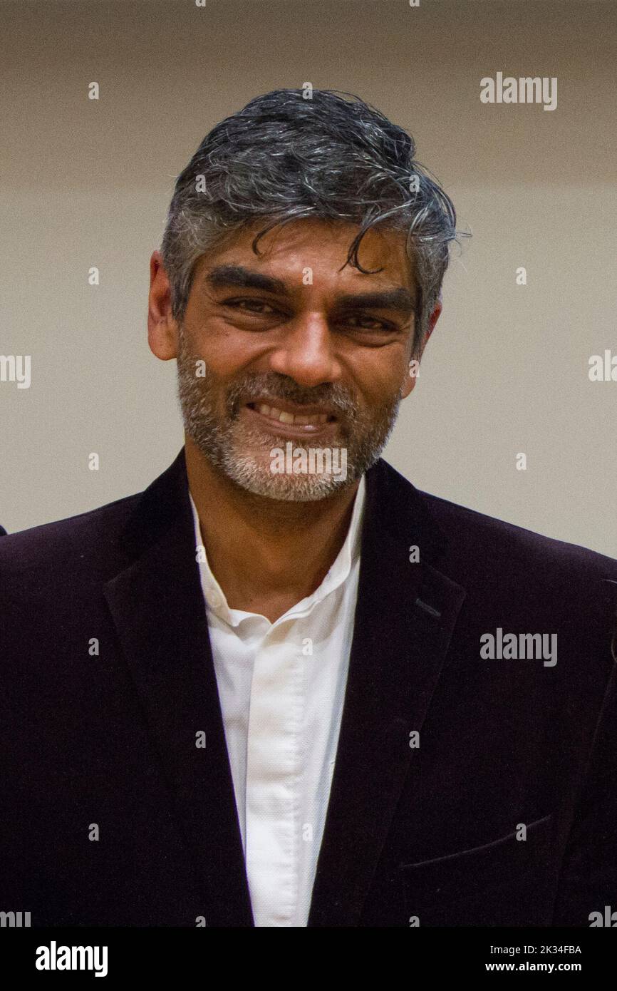 Torino, Italy. 24th September 2022. British Indian academic, journalist ...