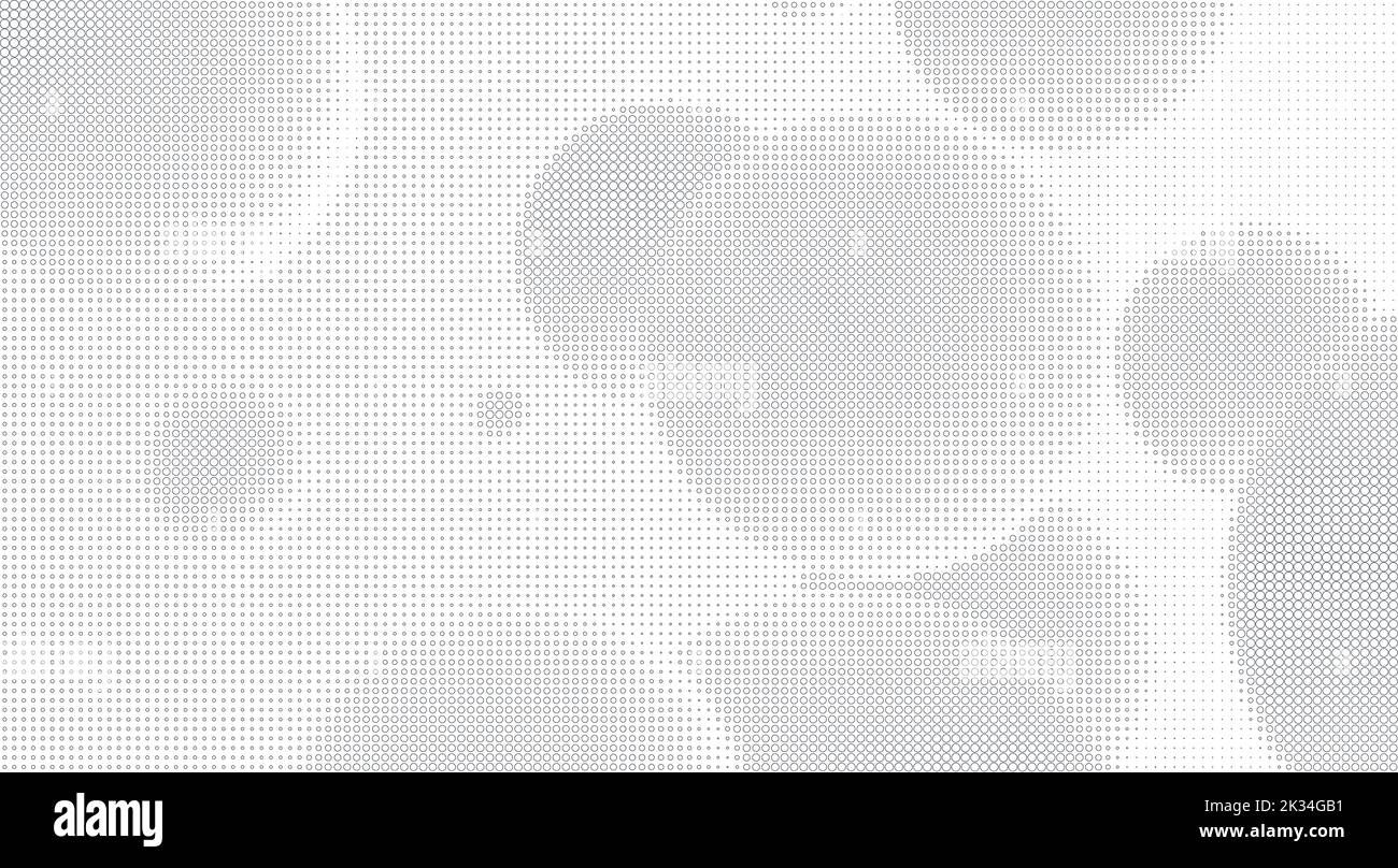 Floating bubbles halftone graphic. Fluid and spheres dot design Stock ...
