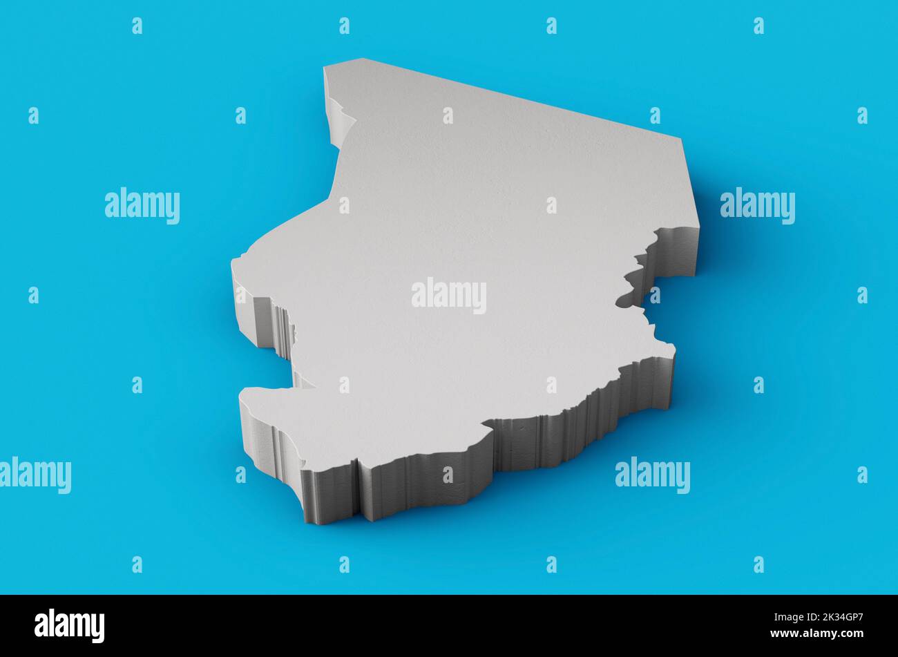 A 3D rendering of geography cartography and topology Stock Photo - Alamy