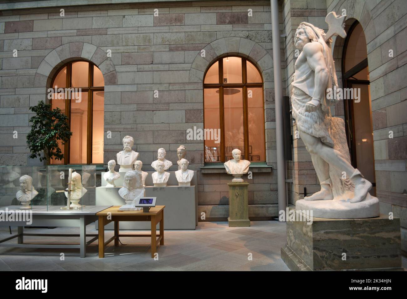 Stockholm, Sweden, September 2022: Various statues displayed at the ...