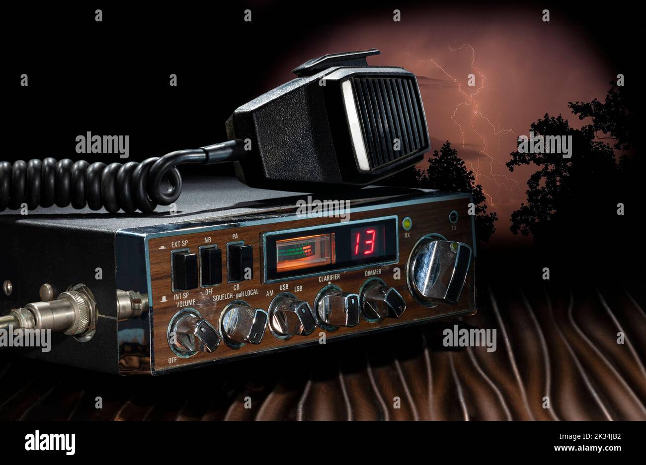 Cb radio and speaker hi-res stock photography and images - Alamy