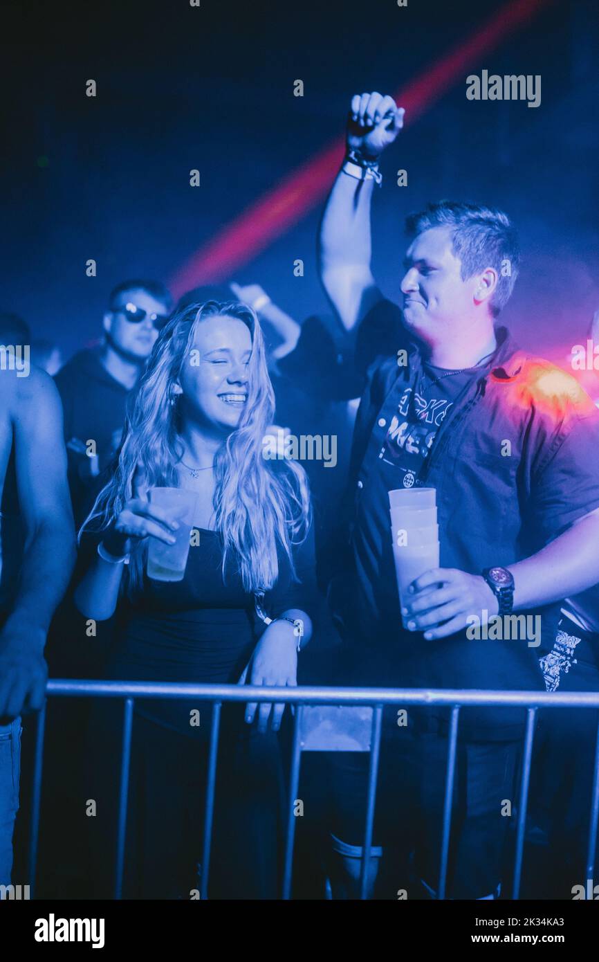 A Dancing Couple During The Electrifinity Indoor And Outdoor Music Festival In Bad Aibling