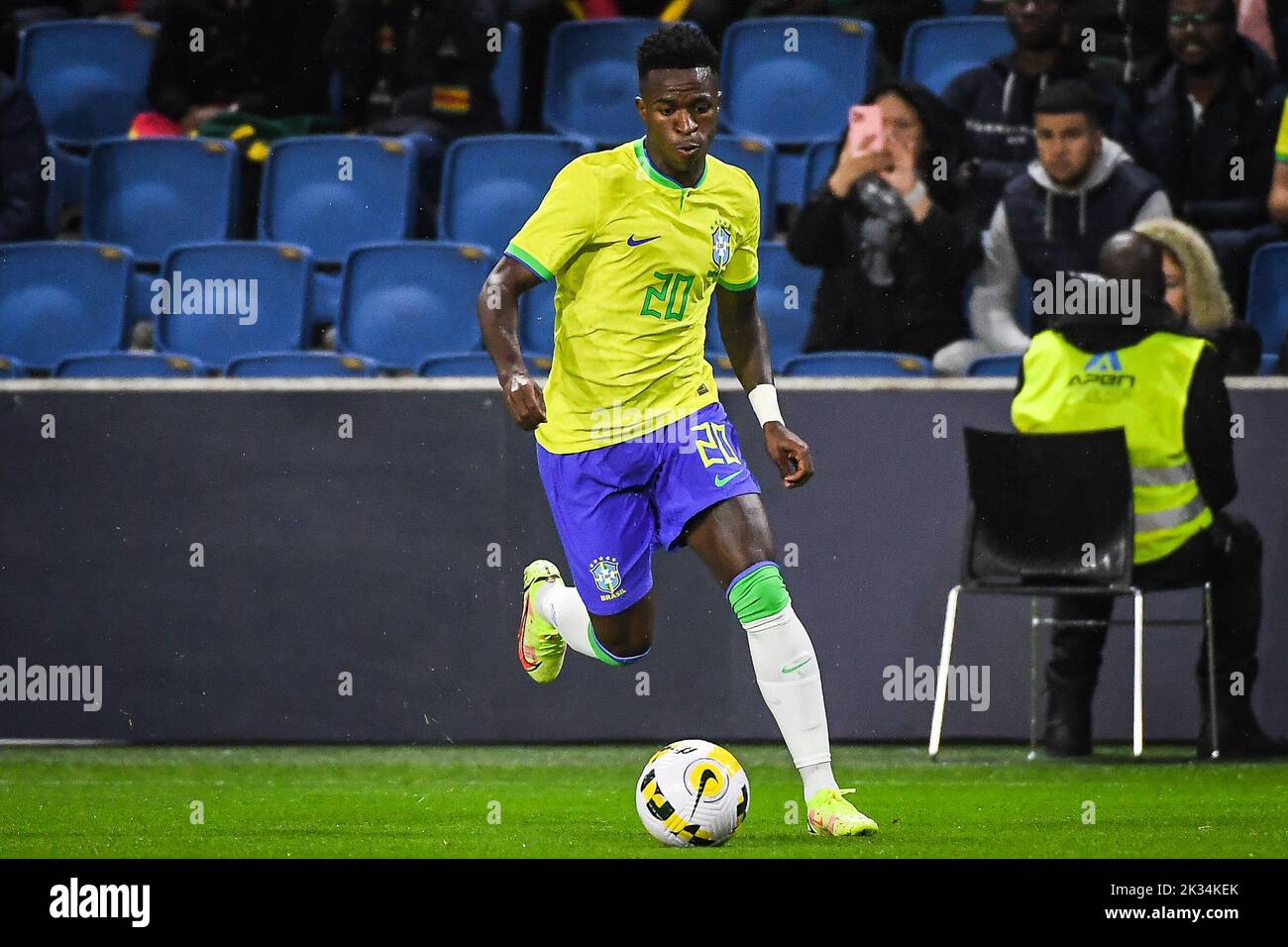 Vinicius JR of Brazil during the International Friendly football match ...