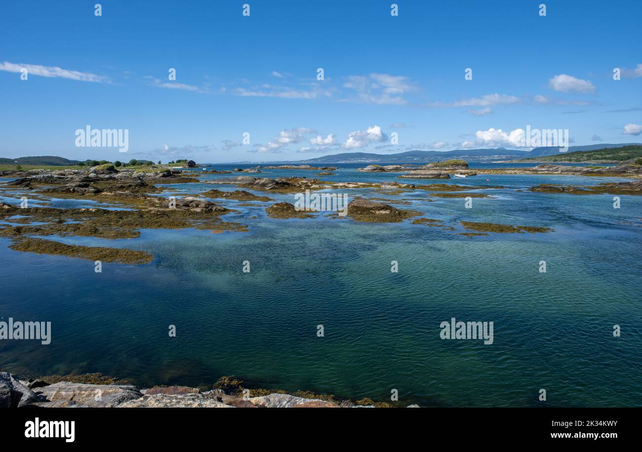 Wonderful landscapes in Norway. Nordland. Beautiful scenery of a ...