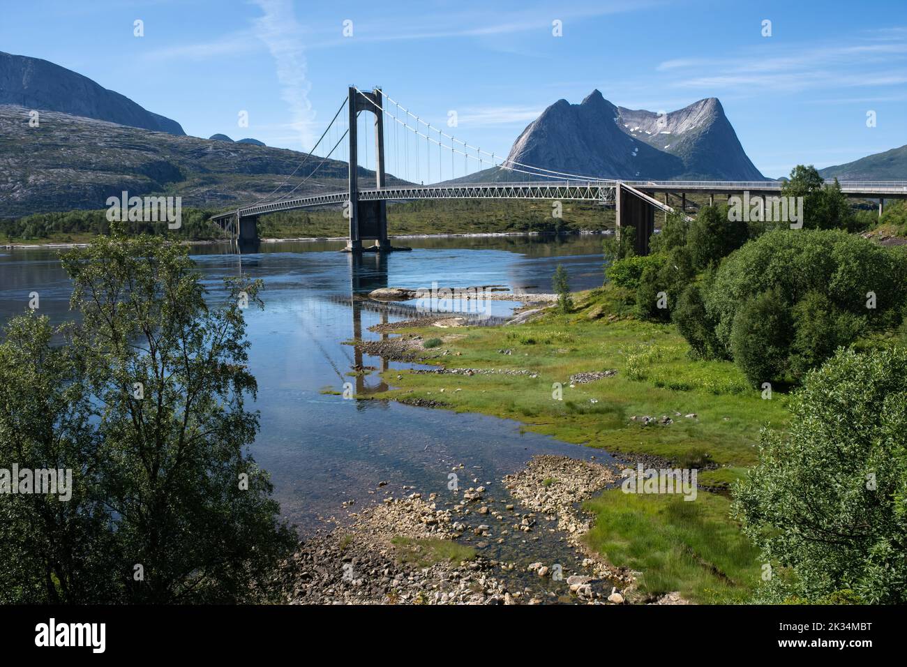Wonderful landscapes in Norway. Nordland. Beautiful scenery of ...
