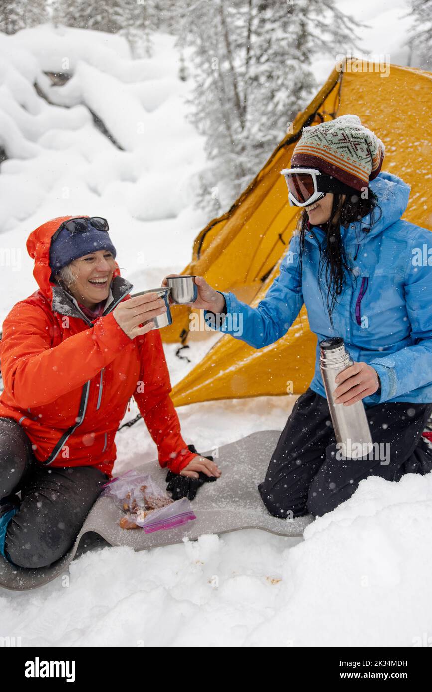 Happy women outside hi-res stock photography and images - Alamy