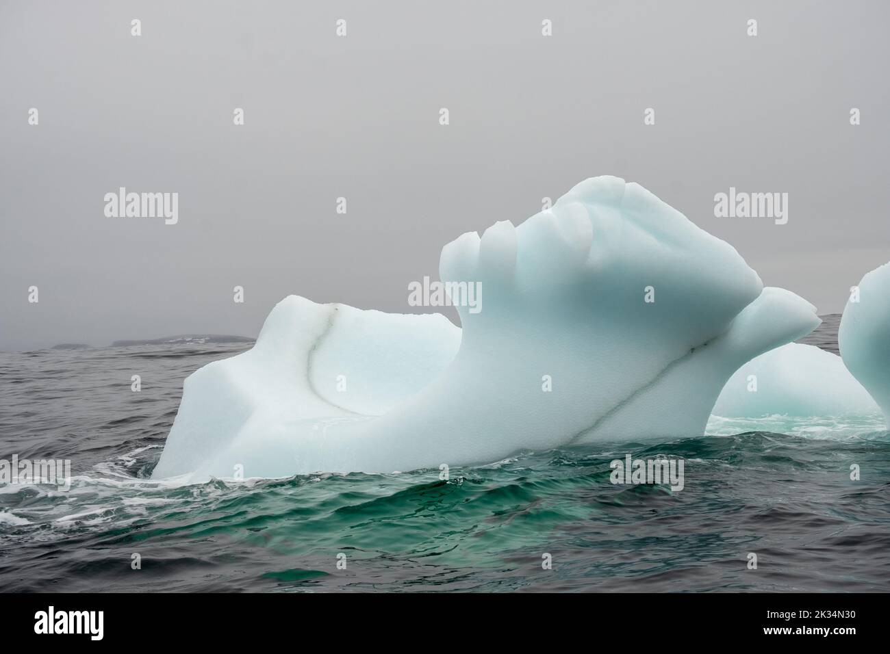 Iceberg floating off coast of Newfoundland, Canada Stock Photo - Alamy