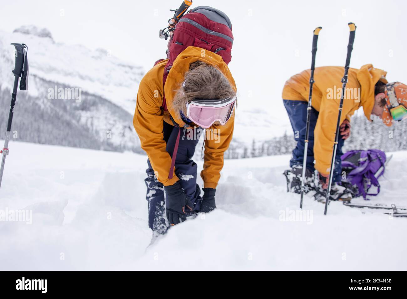 People bending over hi-res stock photography and images - Alamy