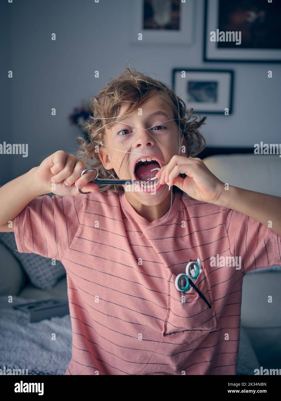 Cut inside mouth hi-res stock photography and images - Alamy
