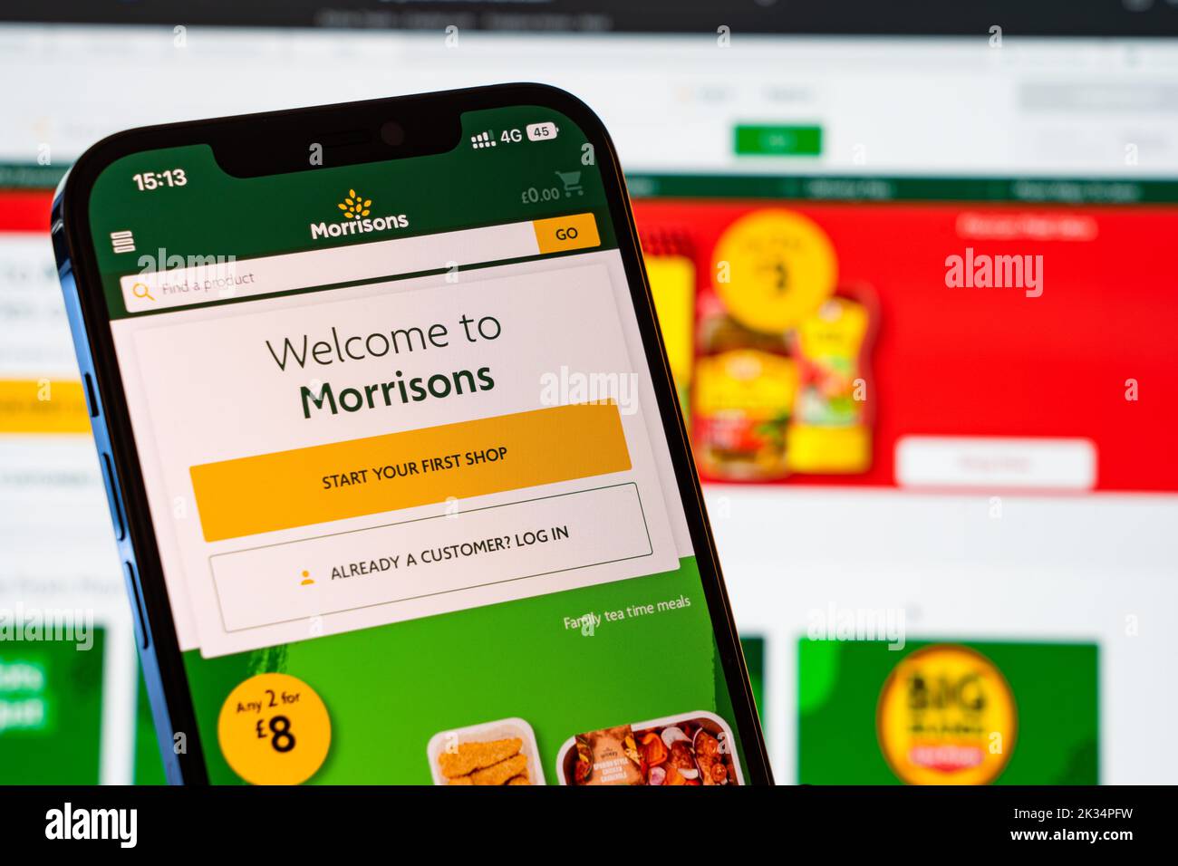Store morrisons hi-res stock photography and images - Alamy