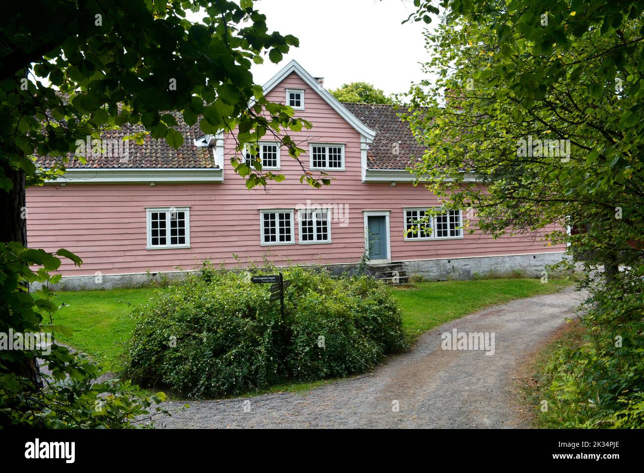 Oslo, Norway, September 2022: Parsonage from Leikanger in Sogn ...